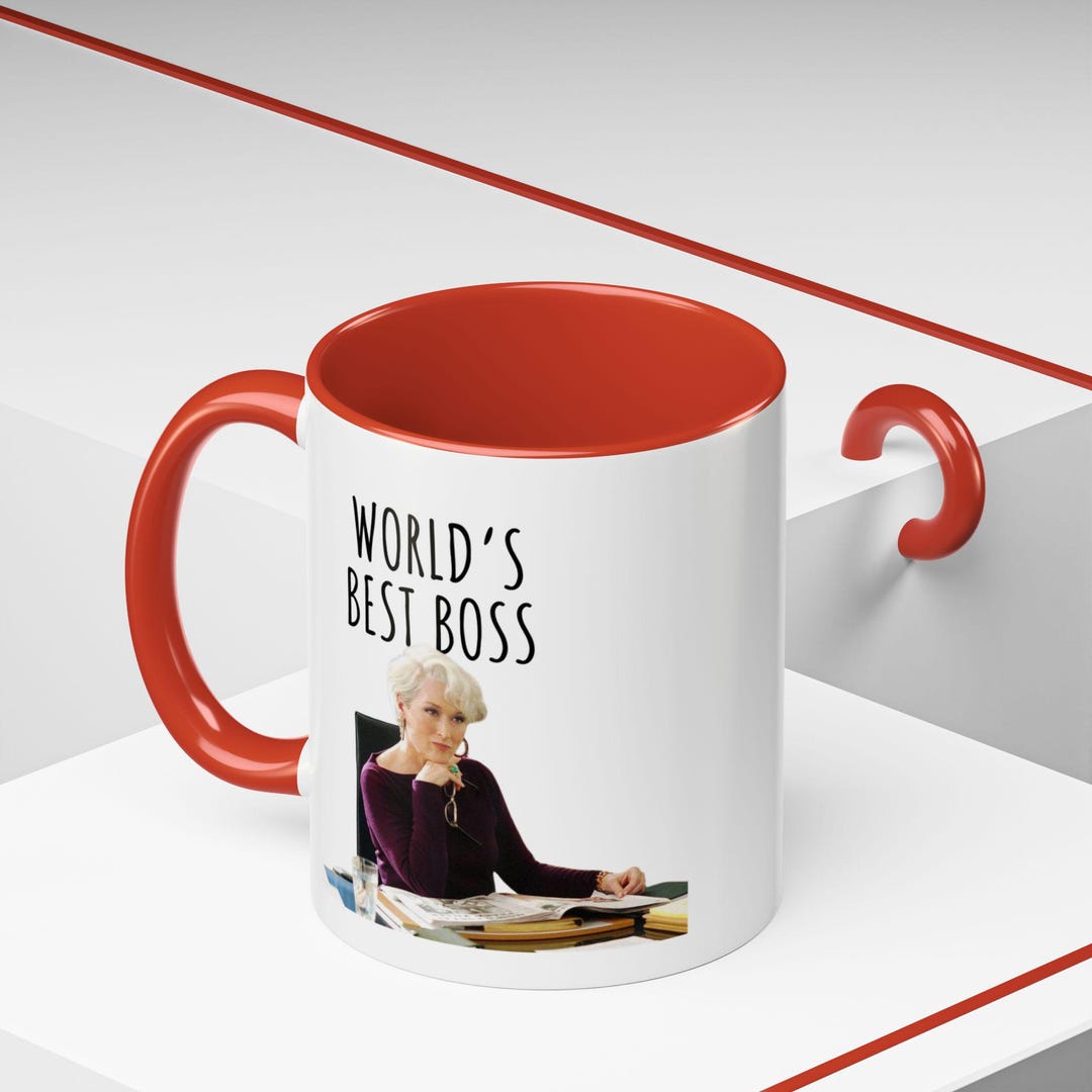 World's Best Boss Miranda Priestly Coffee Mug, Funny Office Gift, Boss ...