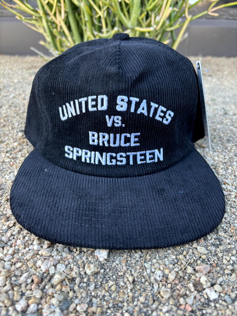 Bruce Springsteen Vs USA Corduroy Black Hat Bruce Springsteen Fan Gift ...