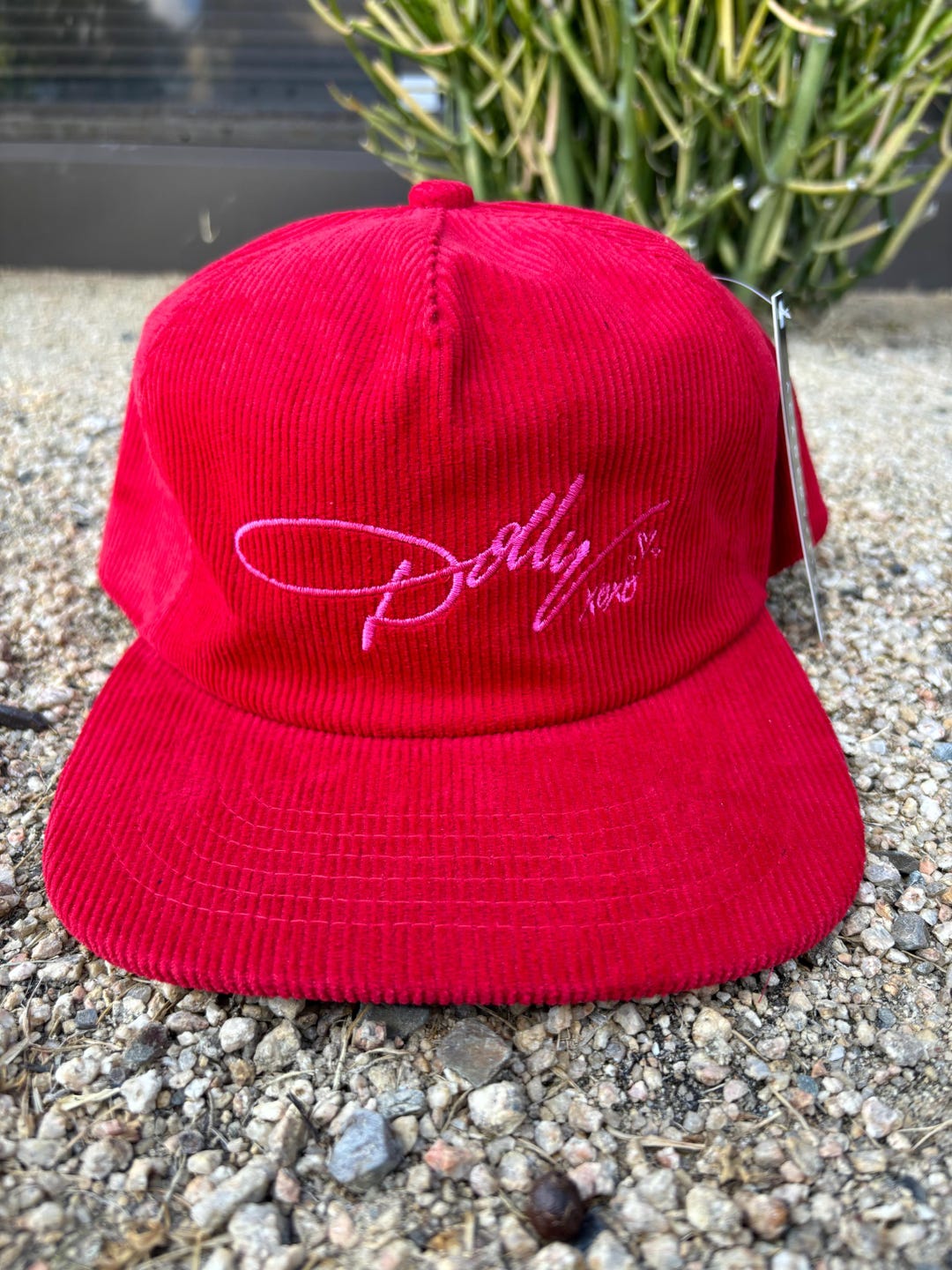 Dolly Red Corduroy Embroidered Hat Dolly Lover Country Gift Idea ...