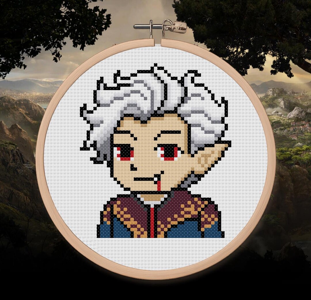 Astarion Cross Stitch Pattern - Etsy