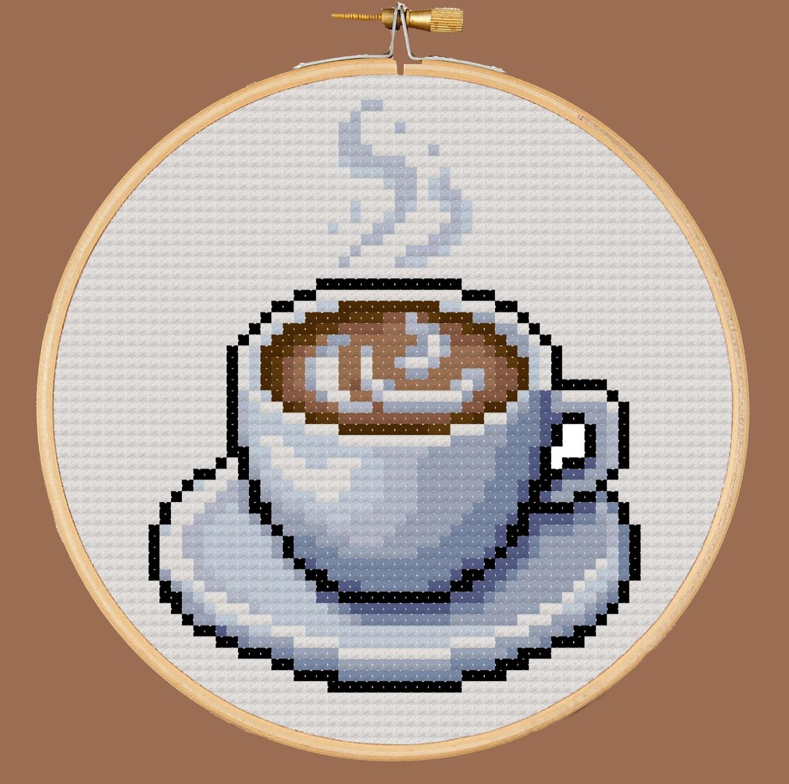 Coffee Cross Stitch Pattern - Etsy