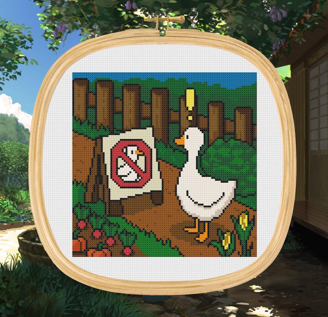 No Geese Allowed Cross Stitch Pattern - Etsy