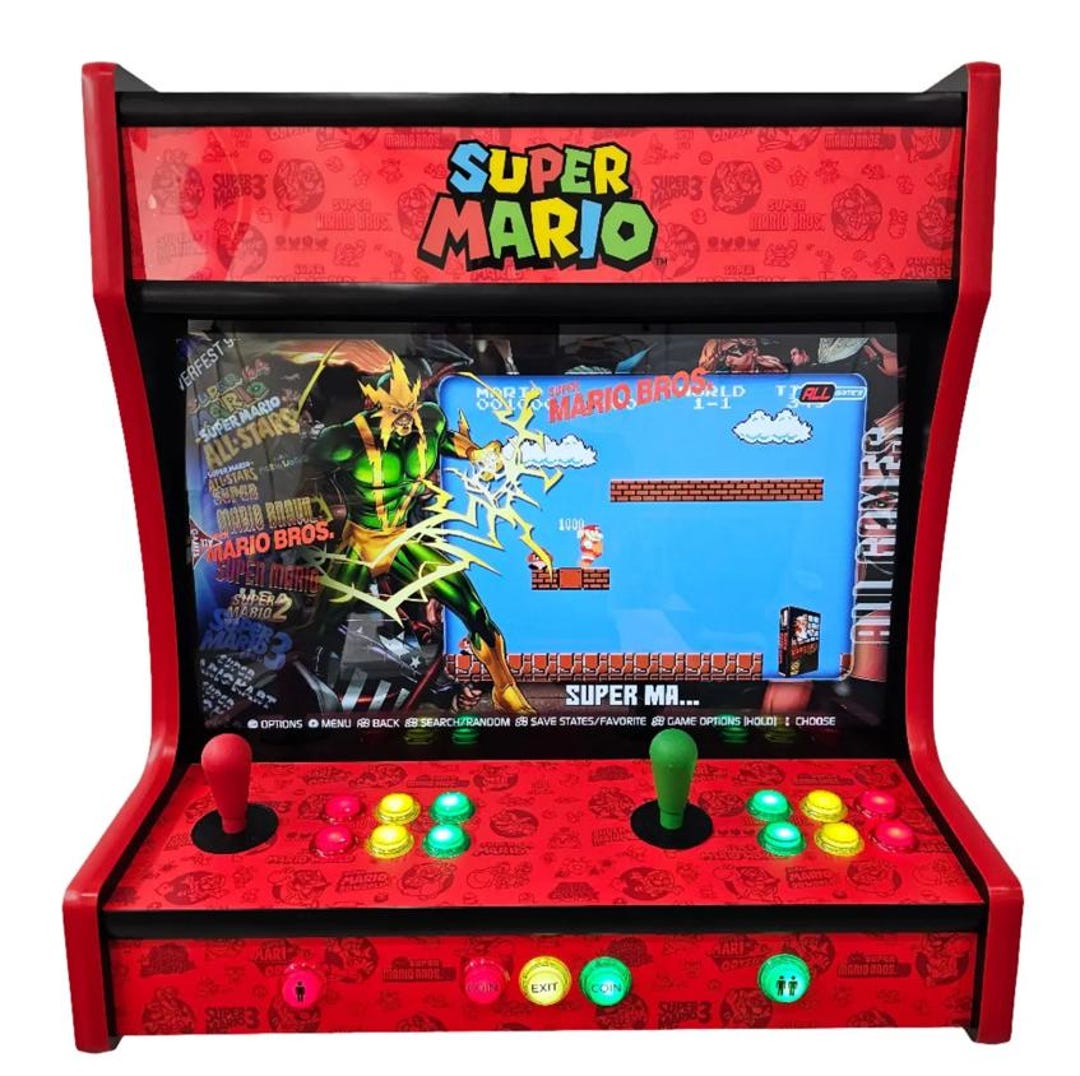 Super Mario, 24 Screen, 2 Player Wall Mount or Bartop Arcade Machine ...