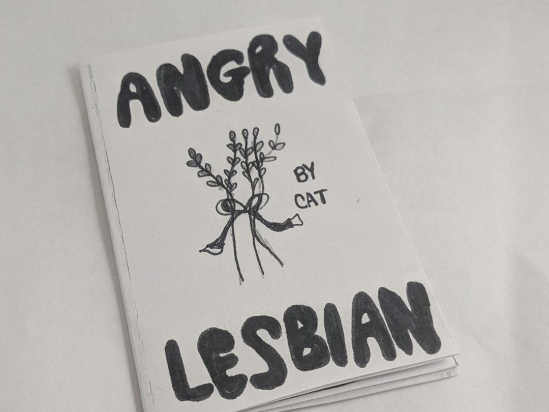 Angry Lesbian | Mini Zine | Punk Zines - Etsy