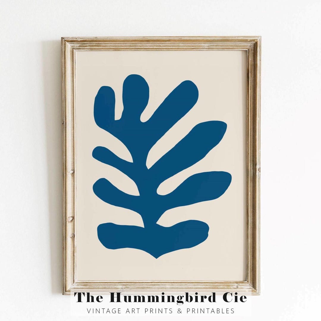 Henri Matisse, Spray of Leaves - Vintage Reproduction Art Print, Rich ...