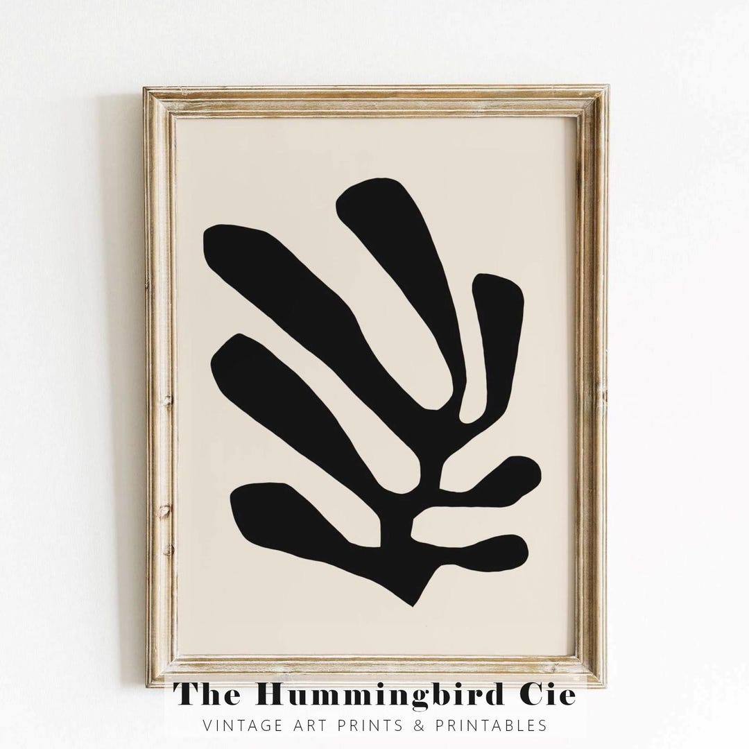 Henri Matisse, Spray of Leaves - Vintage Reproduction Art Print, Rich ...