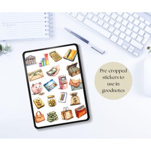 Money Digital Planner Stickers, Goodnotes Finance Stickers, Png ...