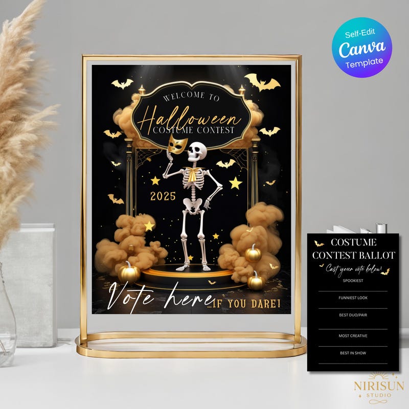 Halloween Ballot - Etsy