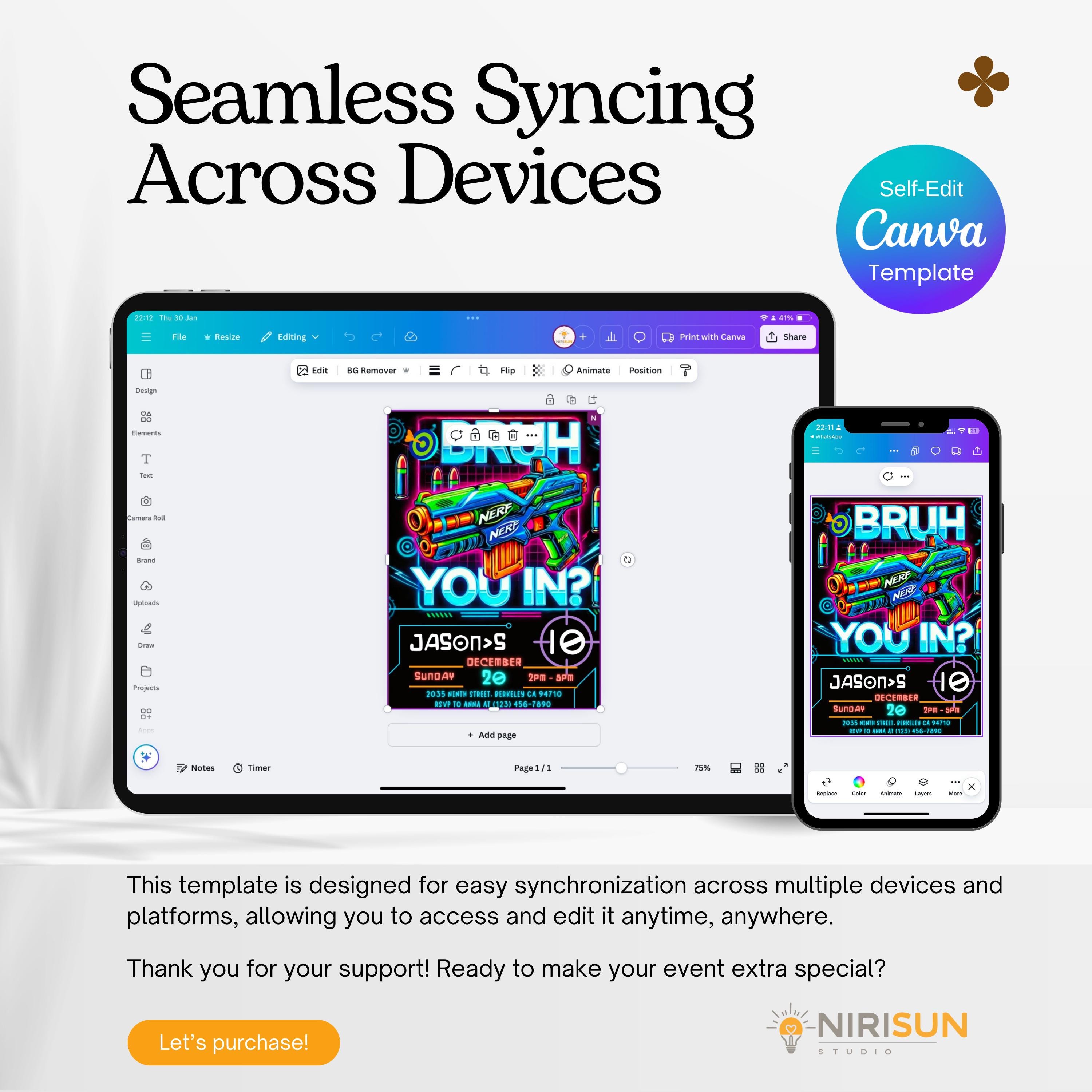 Back to School Invitation, Editable School Event Flyer, End of Summer ...