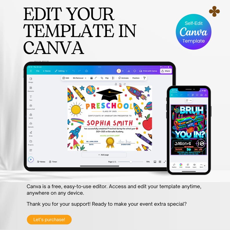 Babysitter Flyer Template, Editable Canva Childcare Resume, Printable ...