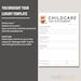 Printable Childcare Tax Statement Template, Childcare Payment Record ...