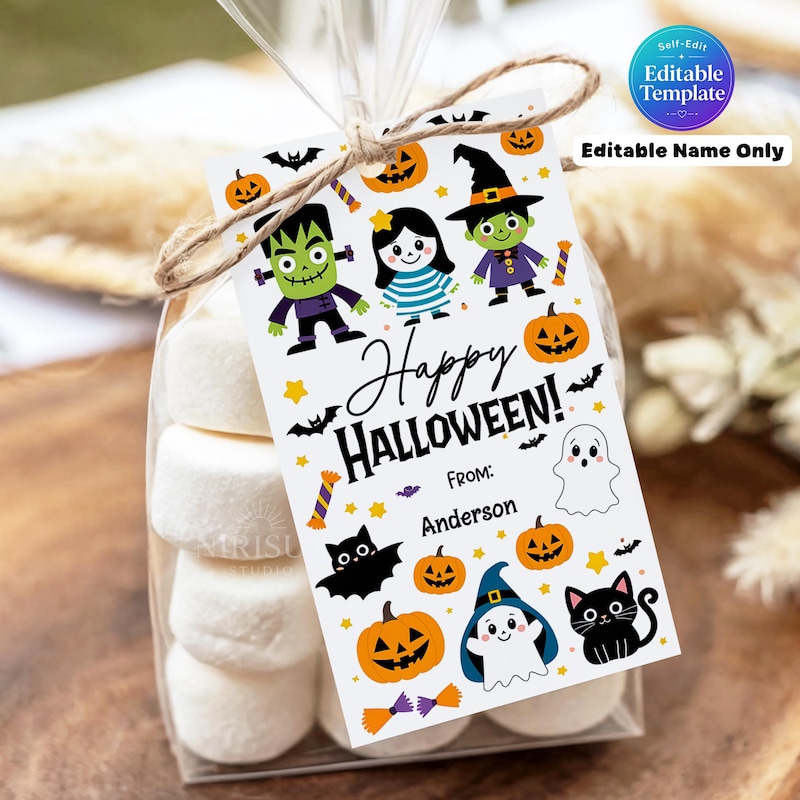 Halloween Card With Name - Etsy