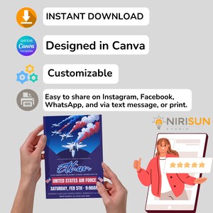 Air Force Going Away Party Invitation, Military Farewell Celebration ...