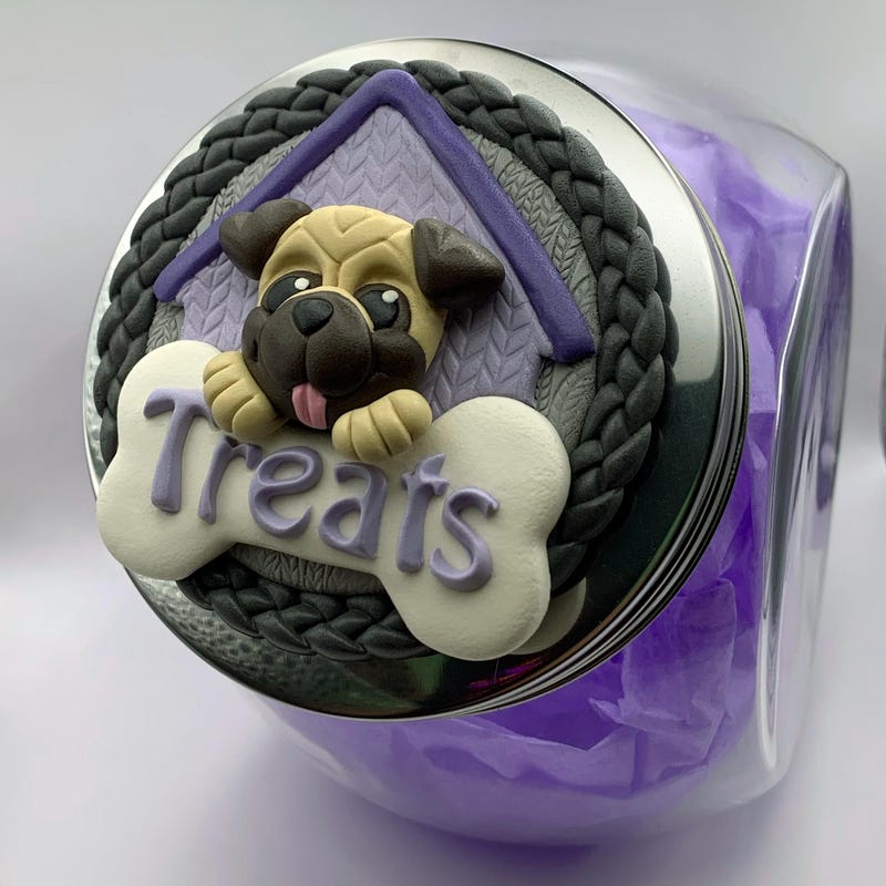 Dog Treat Jar - Etsy