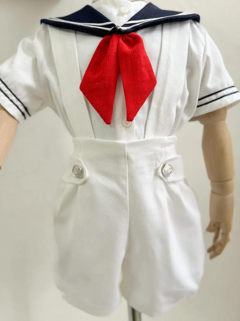 Toddler Sailor Outfit 1st Birthday Suit Baby Boy Personalized Sailor ...