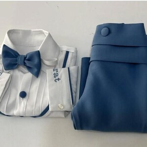 Personalized Boys 1st Birthday Suit Baby Boy Personalized Ring Bearer ...