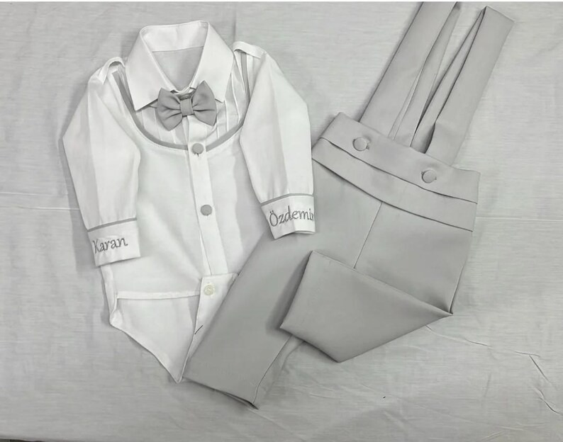Personalized Boys 1st Birthday Suit Baby Boy Personalized Ring Bearer ...
