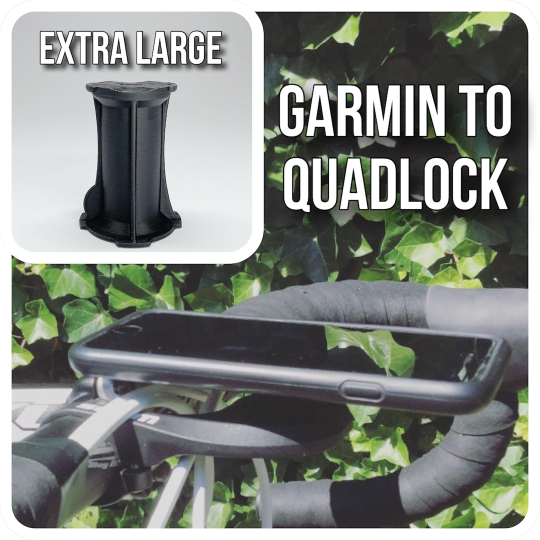 Garmin Edge to Quad Lock Adapter Put Your Quad Lock Case on a Garmin ...
