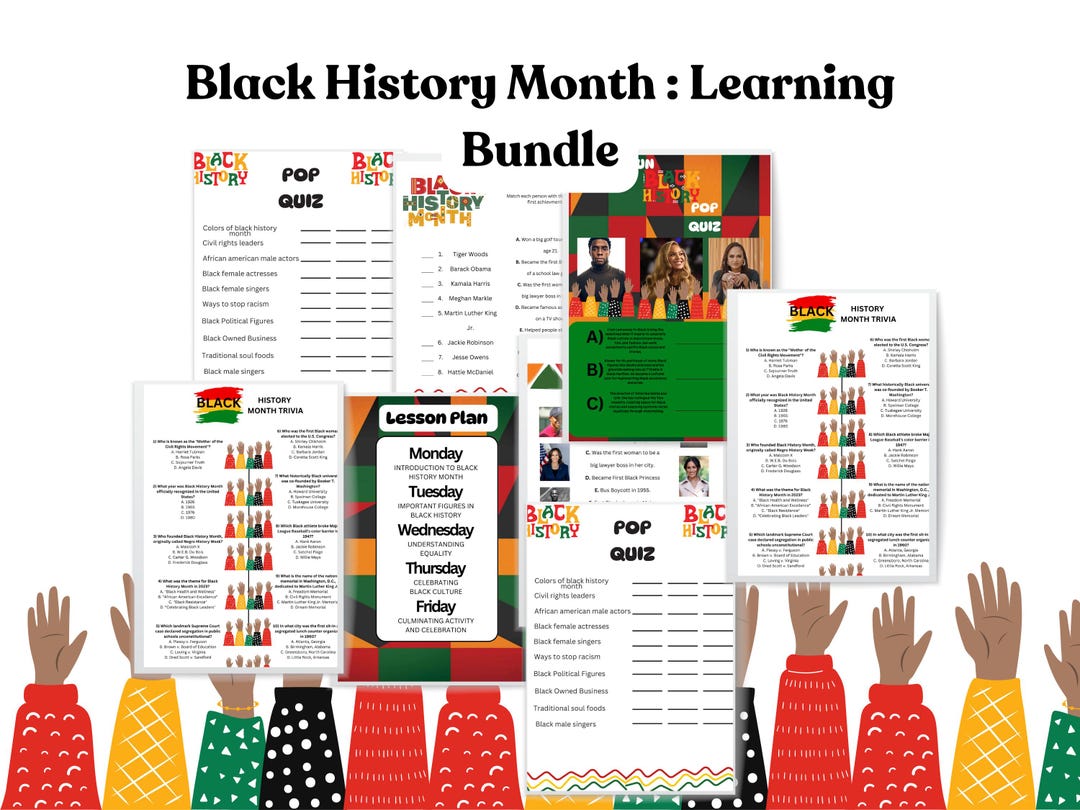 Black History Month | Lesson Plan| Activities | Grammer School ...