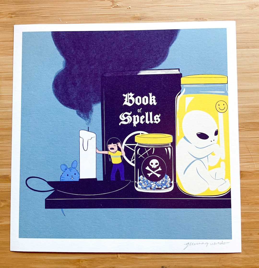 Spells Signed Art Print - Etsy