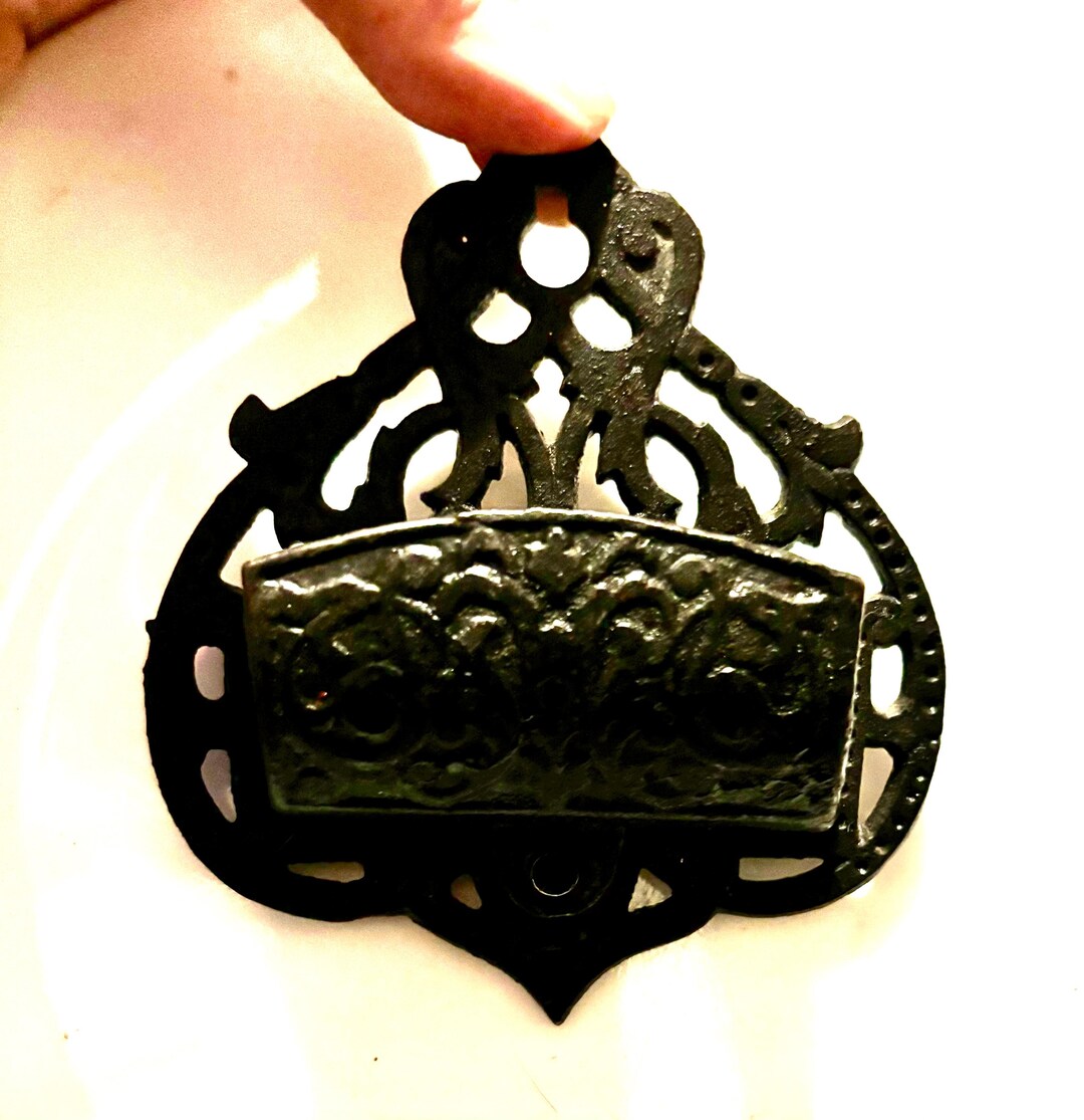 Vintage /antique Iron Art /cast Iron Match Stick Safe Striker - Etsy