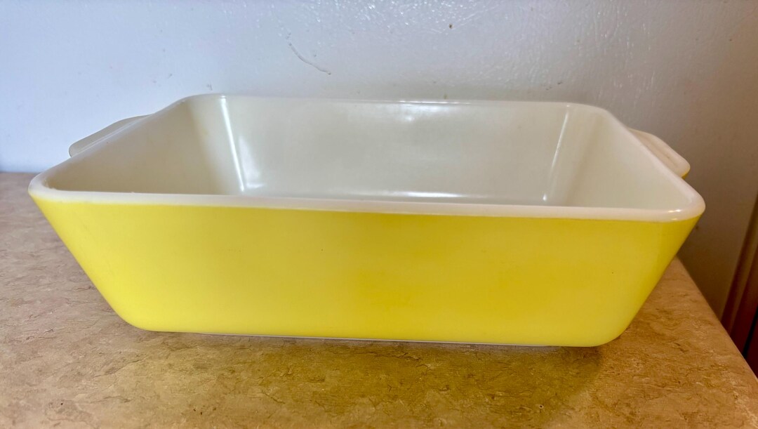 Vintage Pyrex 503 Yellow Primary Refrigerator Dish Fridgie - Etsy