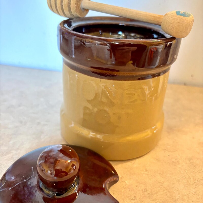 Vintage Honey Pot - Etsy