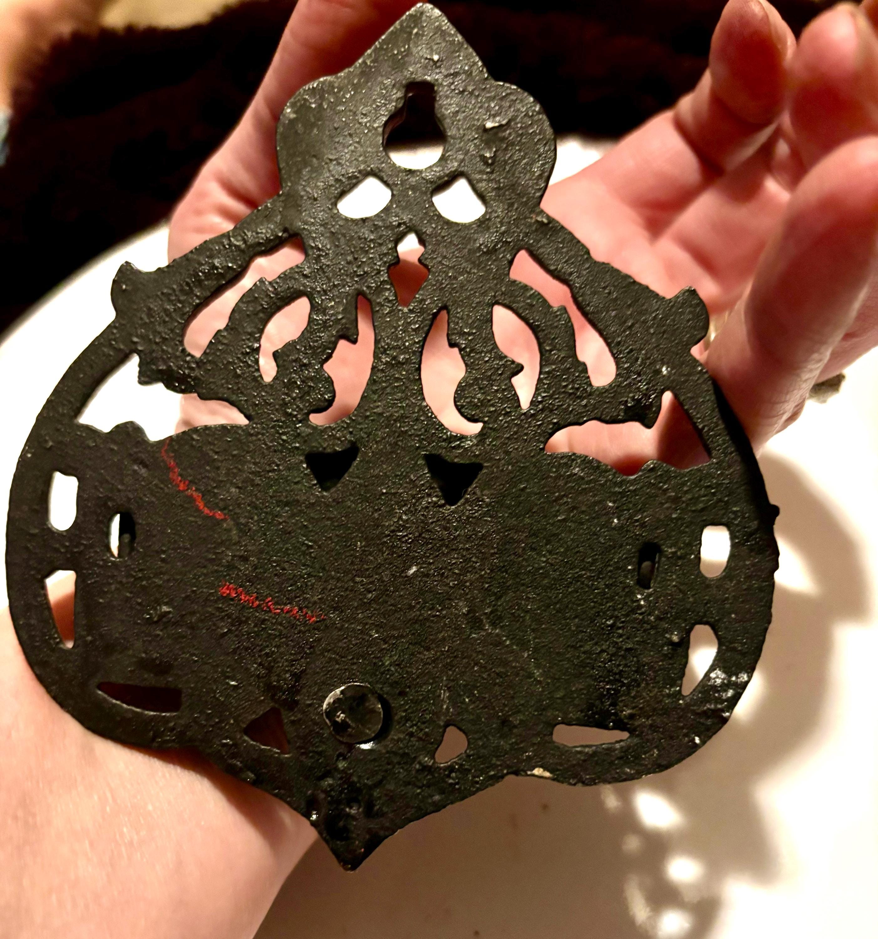 Vintage /antique Iron Art /cast Iron Match Stick Safe Striker - Etsy