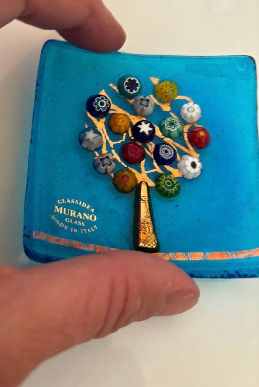 Small Murano Tree of Life Dish - Etsy