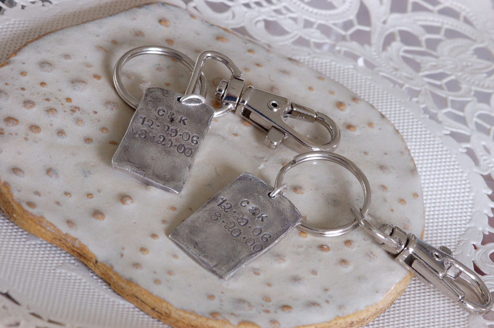 Daddy and Me Key Chain Wedding Gift Valentines Gift Love - Etsy