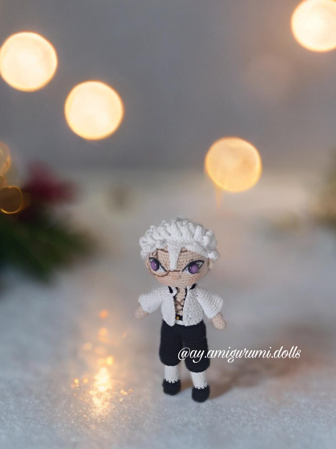 Anime Crochet Plush, Handmade Grimmjow Amigurumi Doll, Bleach Inspired ...