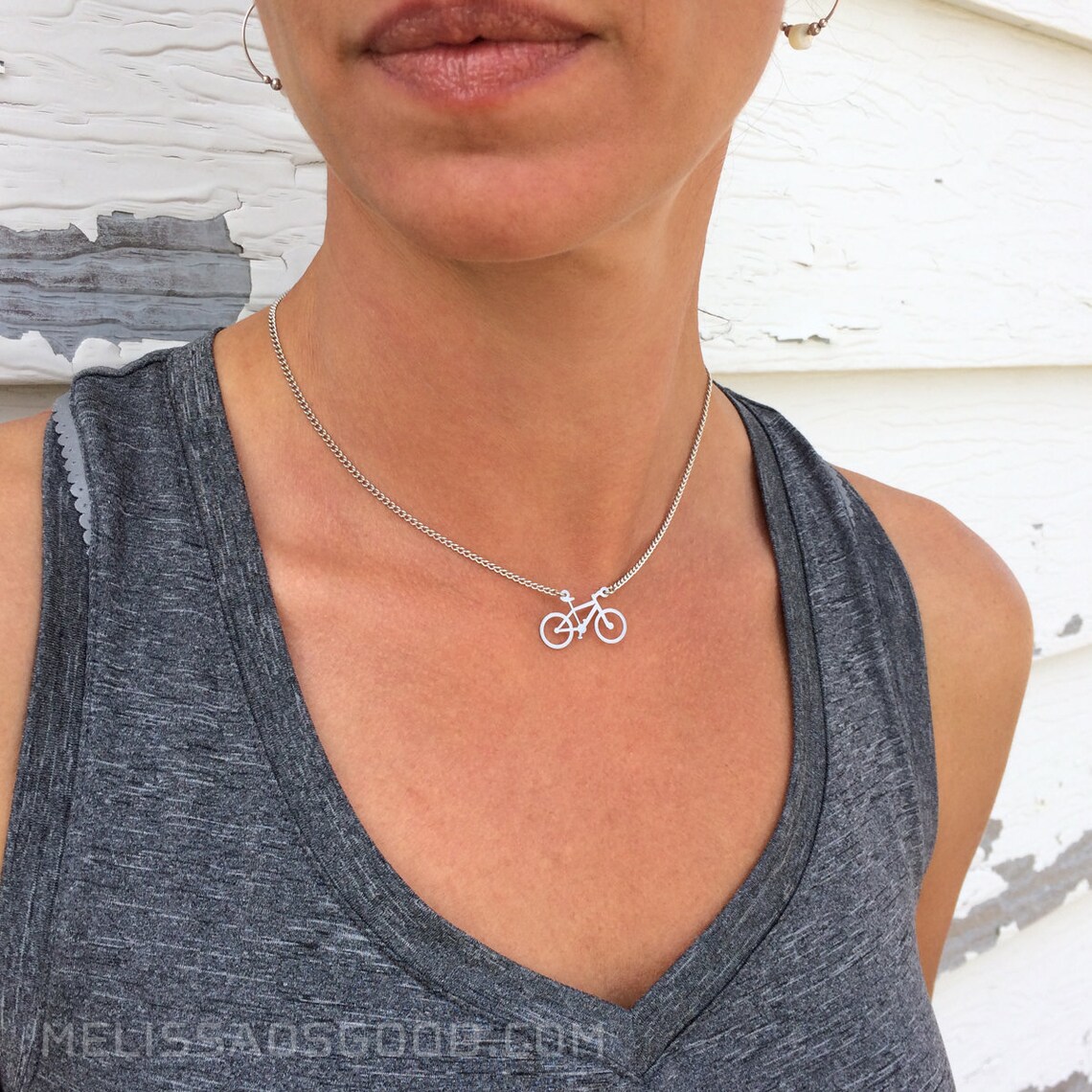 Mountain Bike Necklace - Etsy