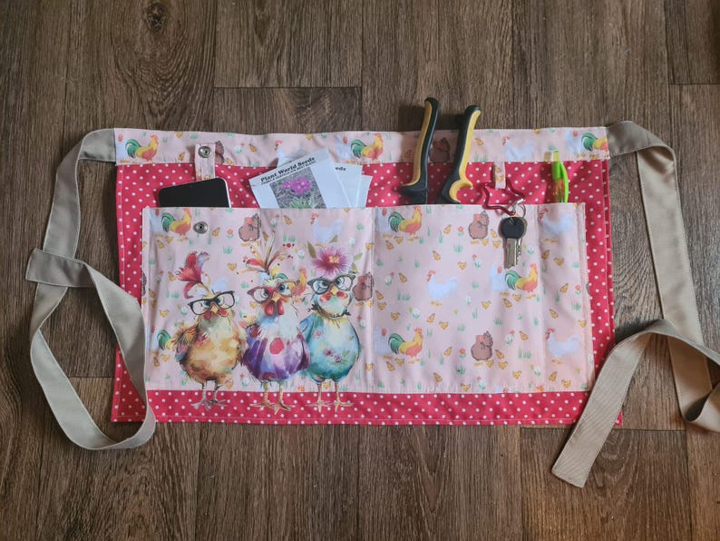 Quirky Chickens Gardening Apron for Women - Etsy