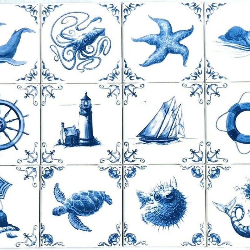 Nautical Tile - Etsy