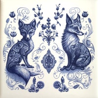Delft Tile - Etsy