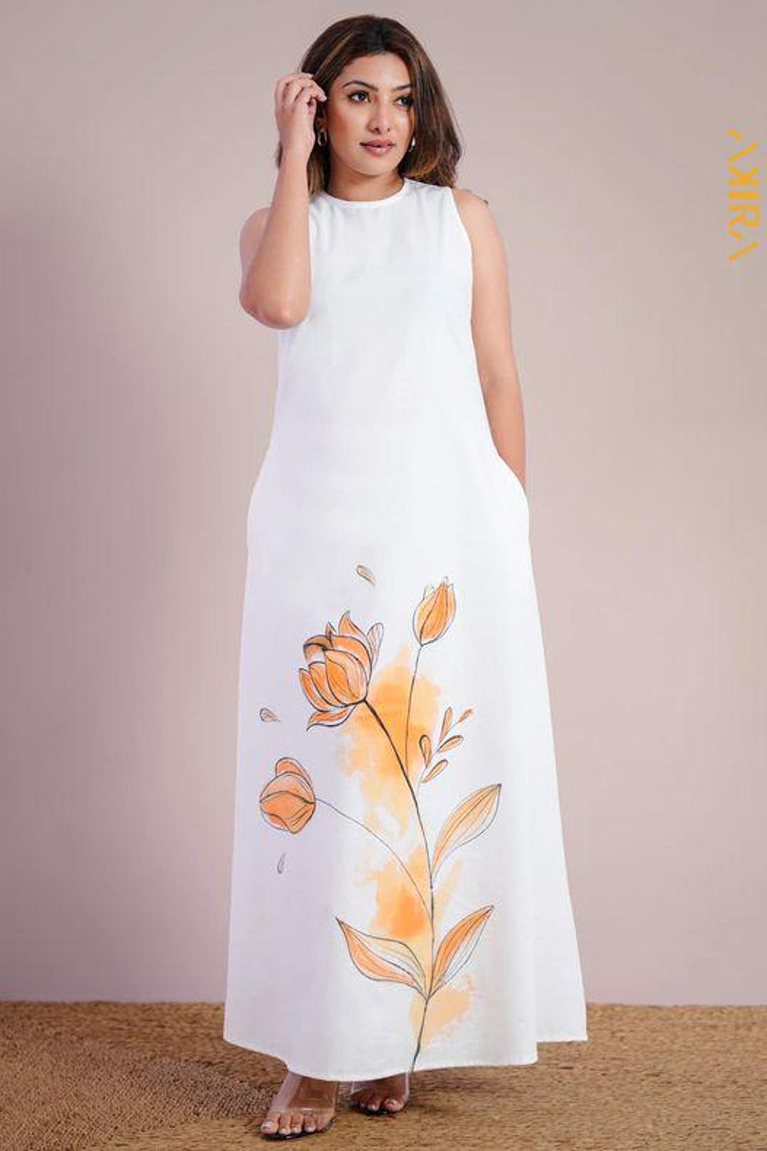 Orchid Opulence Dress | Kaftan, Bohemian Dress, Floral Dress, Boho Maxi ...