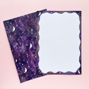 18 Piece Letter Writing Set - Celestial Writing Paper With Matching ...