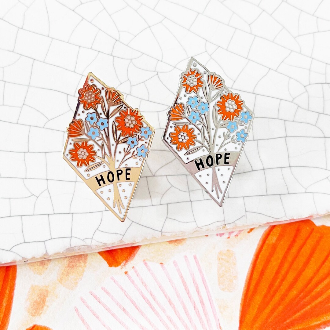 Hope Enamel Pin Badge Hopeful Gift - Etsy