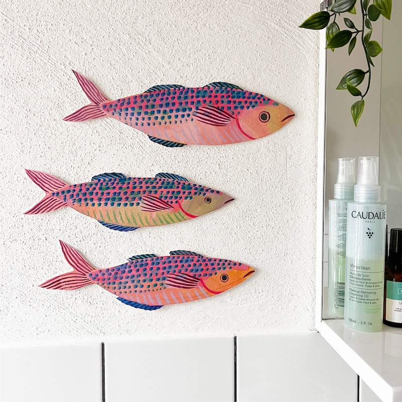 Wooden Fish Wall Decor - Etsy