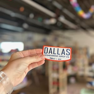 Embroidered Patches - DALLAS HOWDY TEXAS - Etsy