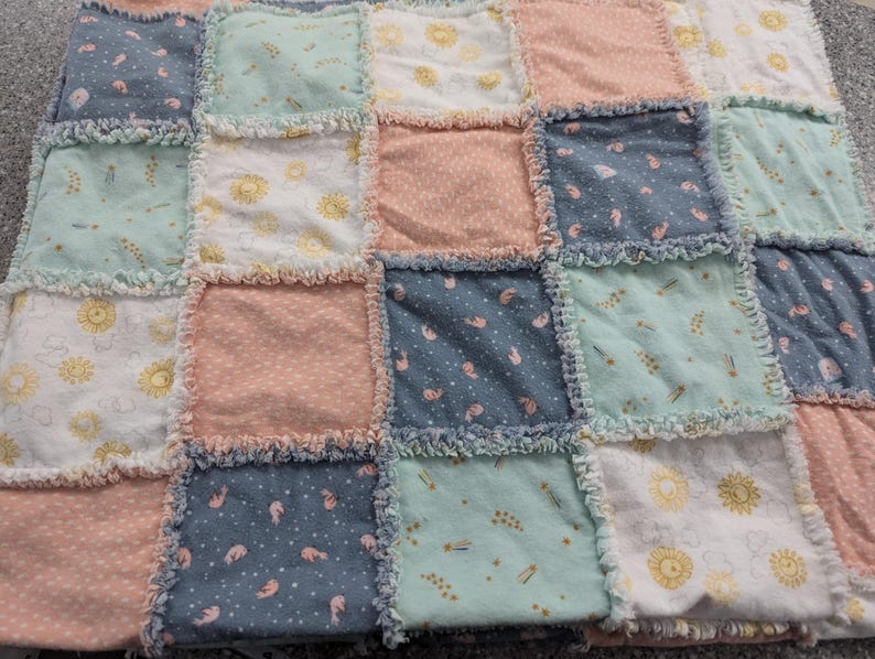 4055 Raggy Quilt - Etsy