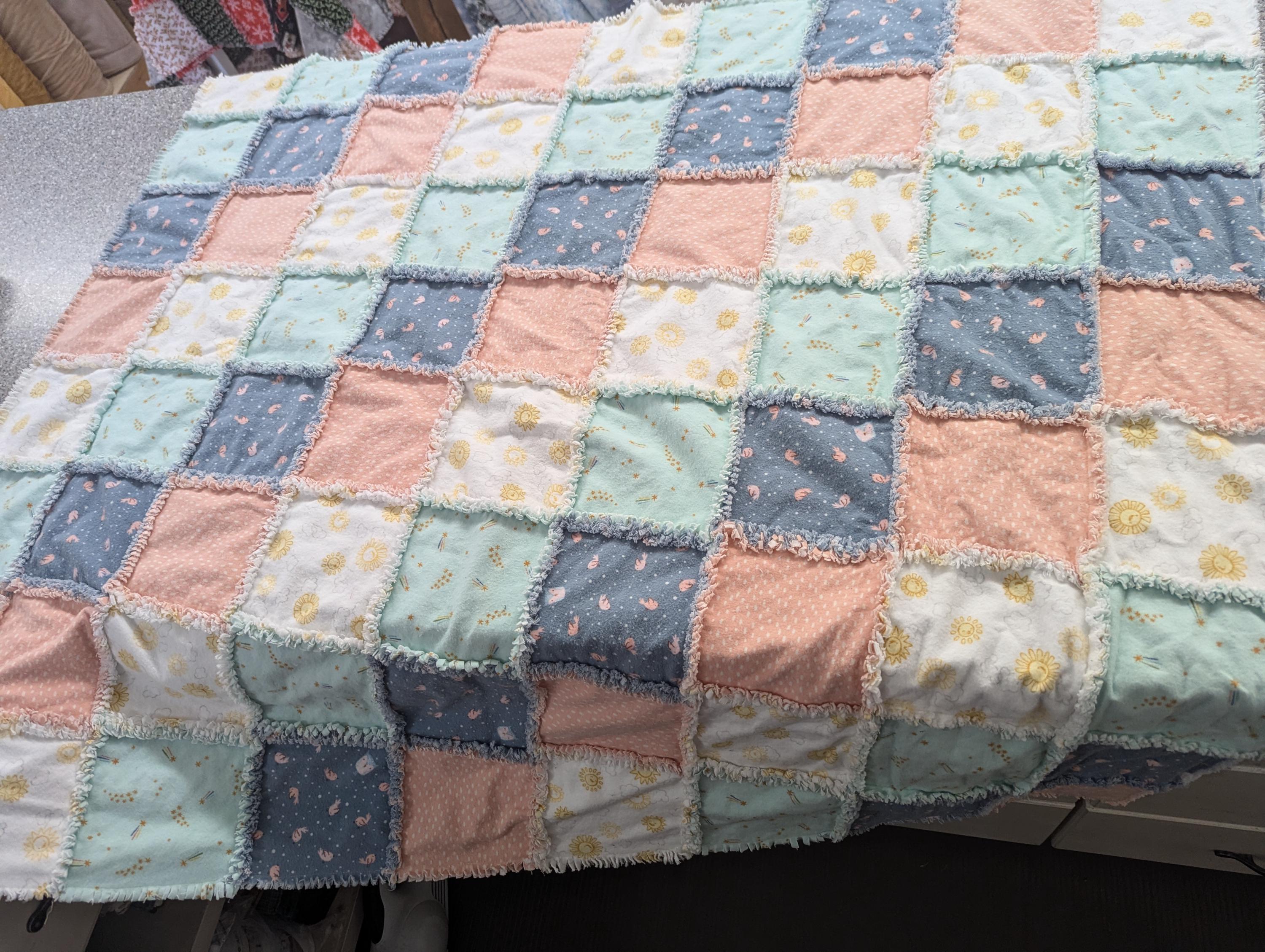 4055 Raggy Quilt - Etsy