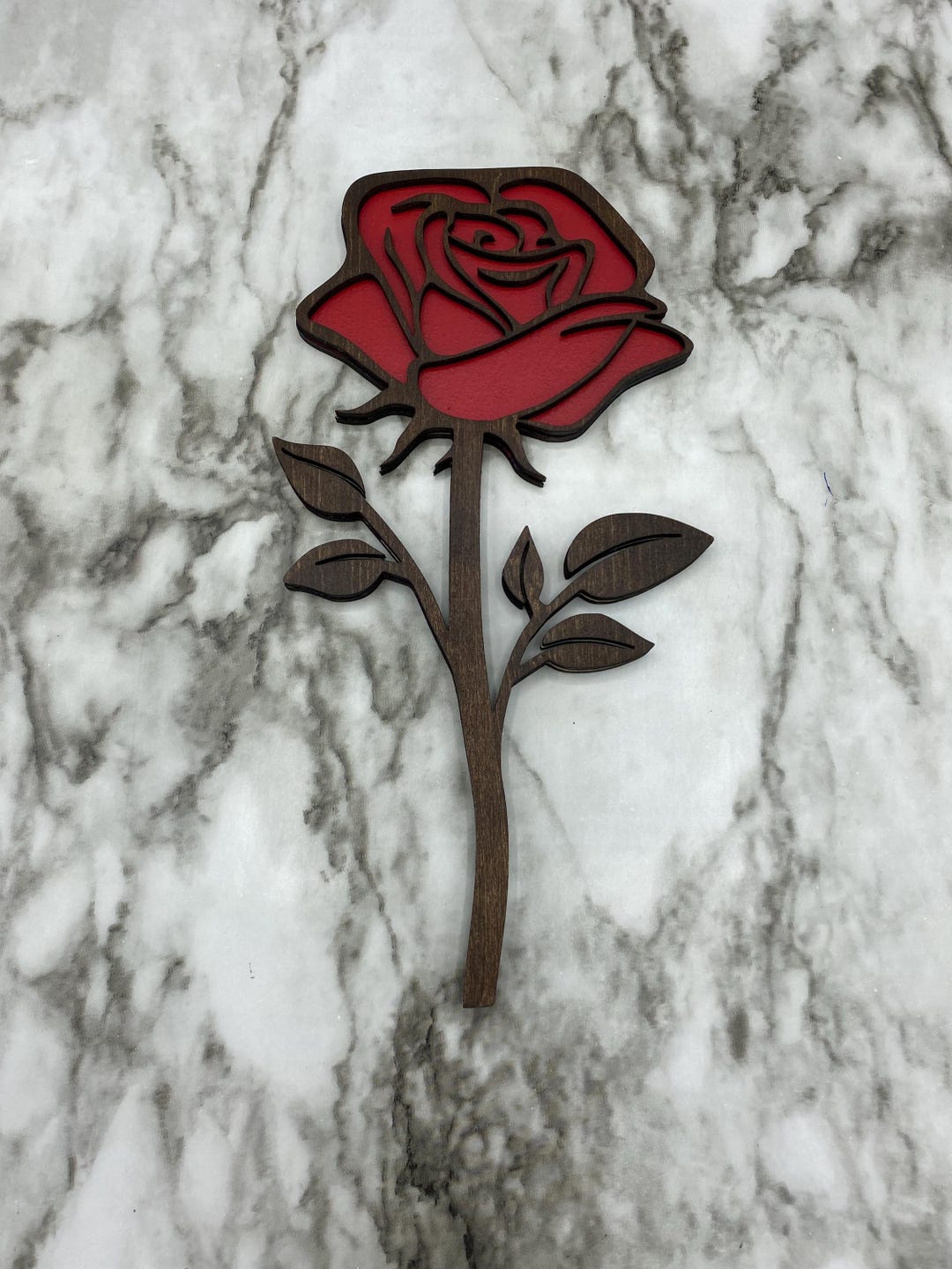 Wood Roses, Laser Cut Roses, Laser Cut Wood Roses for Valentines Day ...