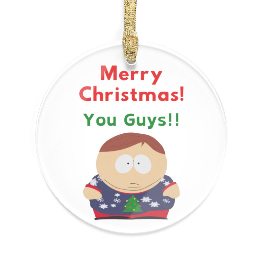 South Park Eric Cartman Acrylic Ornament, Merry Christmas Decoration ...