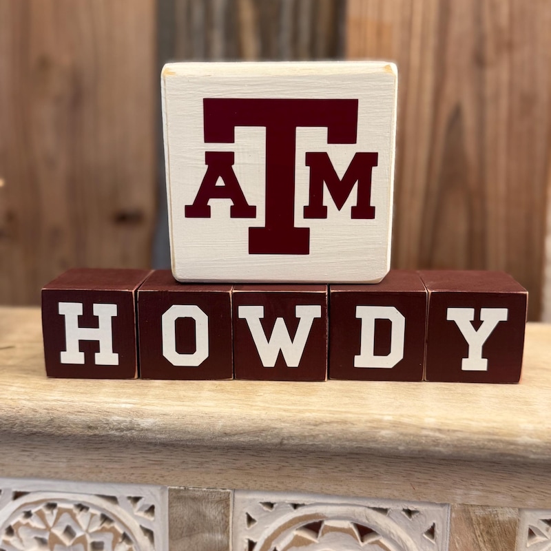 Wood Word Blocks - Etsy