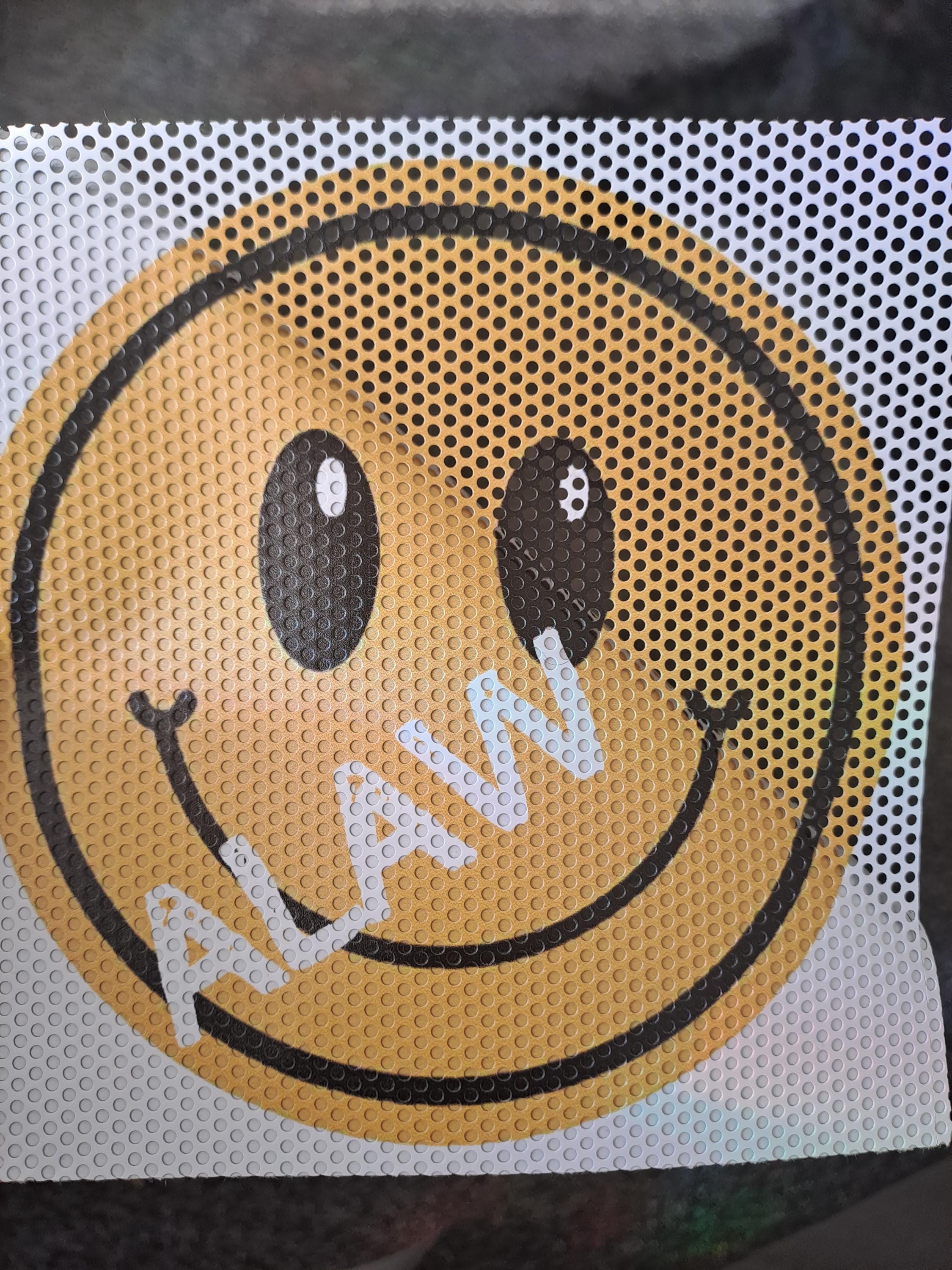 Large Smiley LUFC Window Sticker for Cars / House / Glass Easy Peel ...