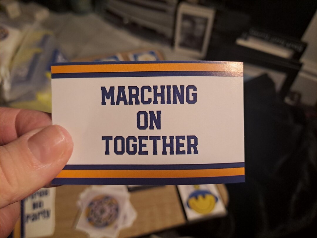 Unofficial Leeds Stickers X30 Marching on Together LUFC- Easy Peel ...