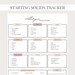 Starting Solids Printable | Baby Led Weaning | Allergen Tracker | First ...