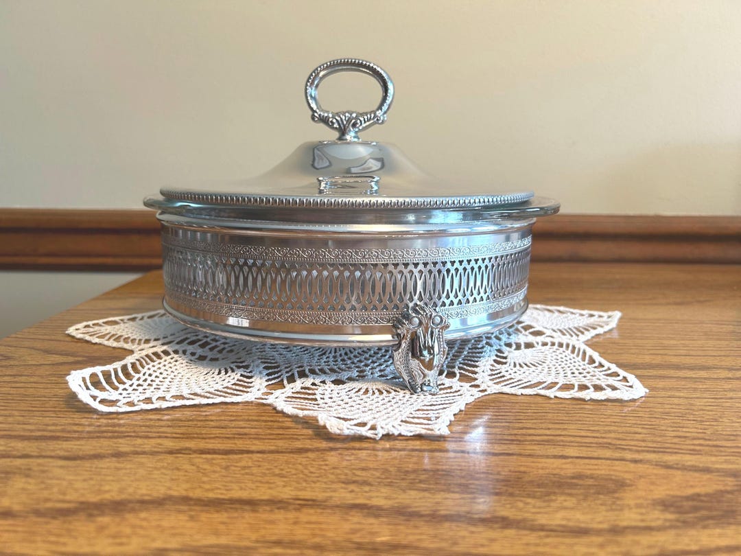Pyrex Silver Casserole Holder - Etsy