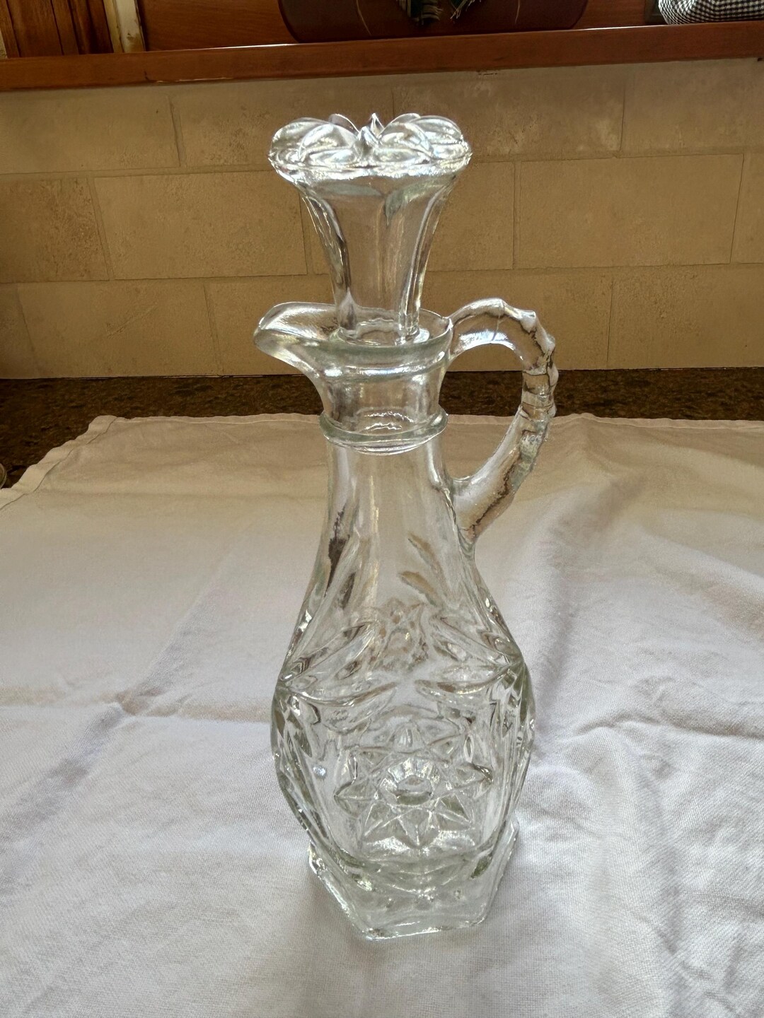 Crystal Cruet - Etsy